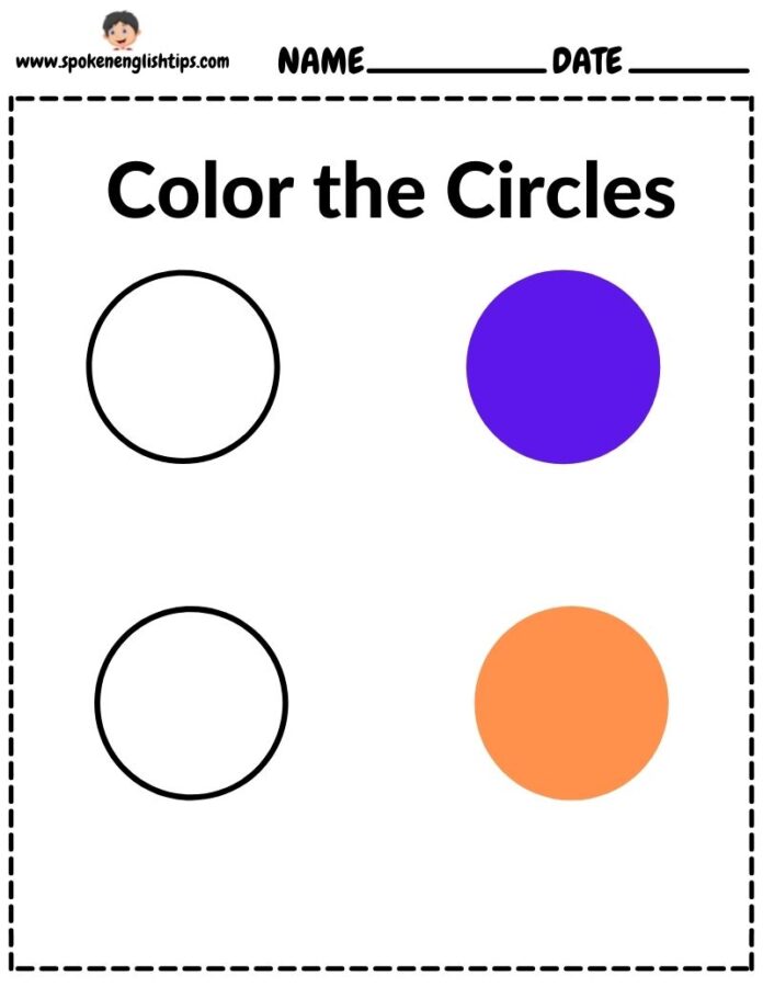 Circle Worksheet Preschool | Free Printable Tracing Circles