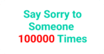Say Sorry To Someone 100000 Times - Spoken English Tips