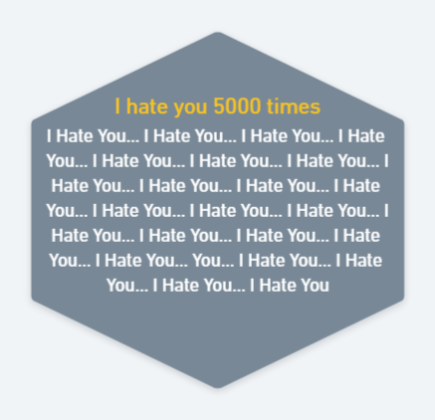I Hate You 100 Times Copy And Paste With Emoji