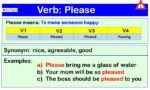 Please Verb Forms – Past Tense, Past Participle & V1V2V3