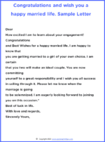 Letters Matching For Marriage | Letter Of Engagement Sample » May 2023