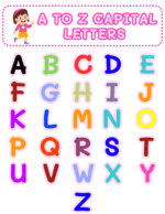 ABCD Capital Letter A To Z In English