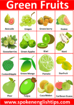 30+ Green Fruits Name | Green Colour Fruits