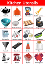 List Of 100+ Kitchen Utensils Names With Pictures And Uses