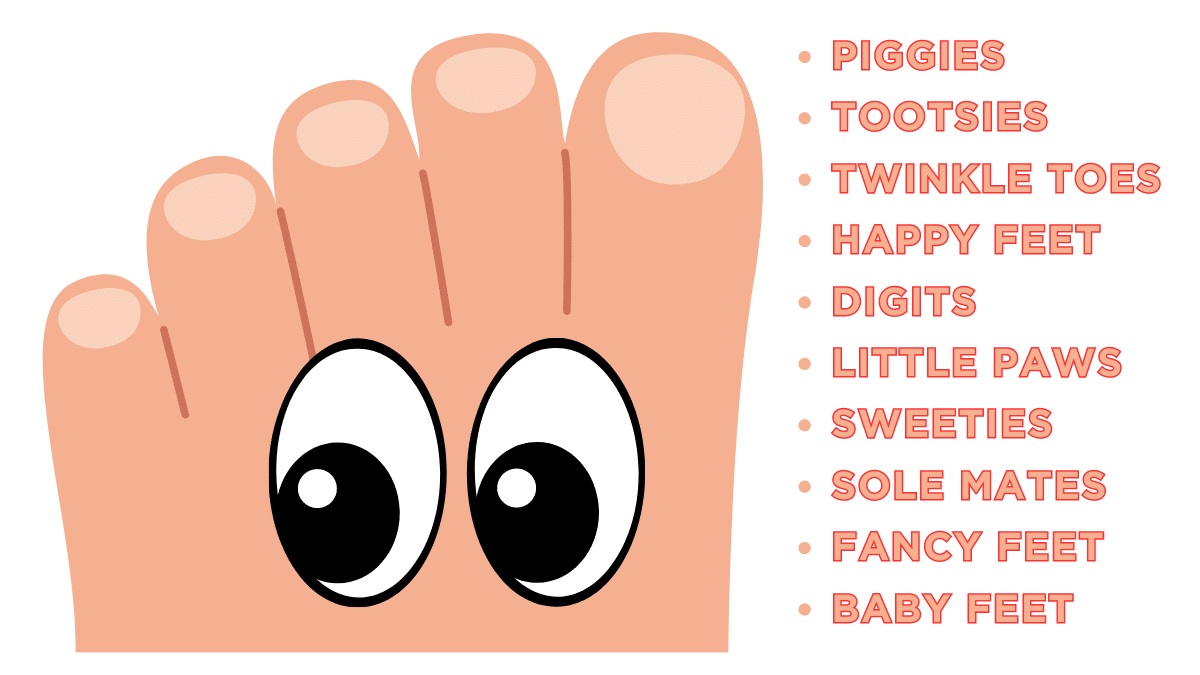 100 Cute Names For Feet 100 Cute Names For Feet