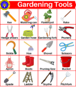 50+ Gardening Tools Names With Pictures