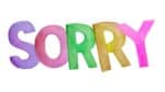 Sorry Written 10000 Times Copy And Paste