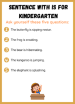 100+ Sentence With Is For Kindergarten