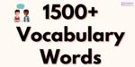 1500 Vocabulary Words For Speaking English Fluently PDF