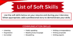 Soft Skills List PDF | Examples